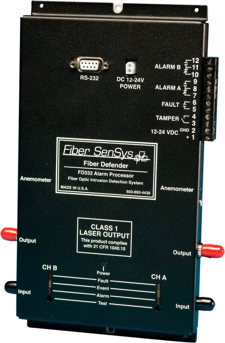 Fiber SenSys FD332: sensor de seguridad perimetral por fibra óptica de ...