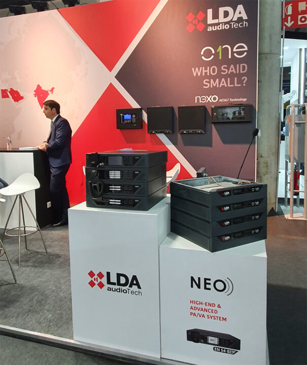 Lda Audio Tech shows in ISE 2022 NEO's new functions