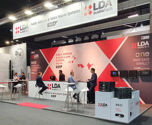 Lda Audio Tech shows in ISE 2022 NEO's new functions